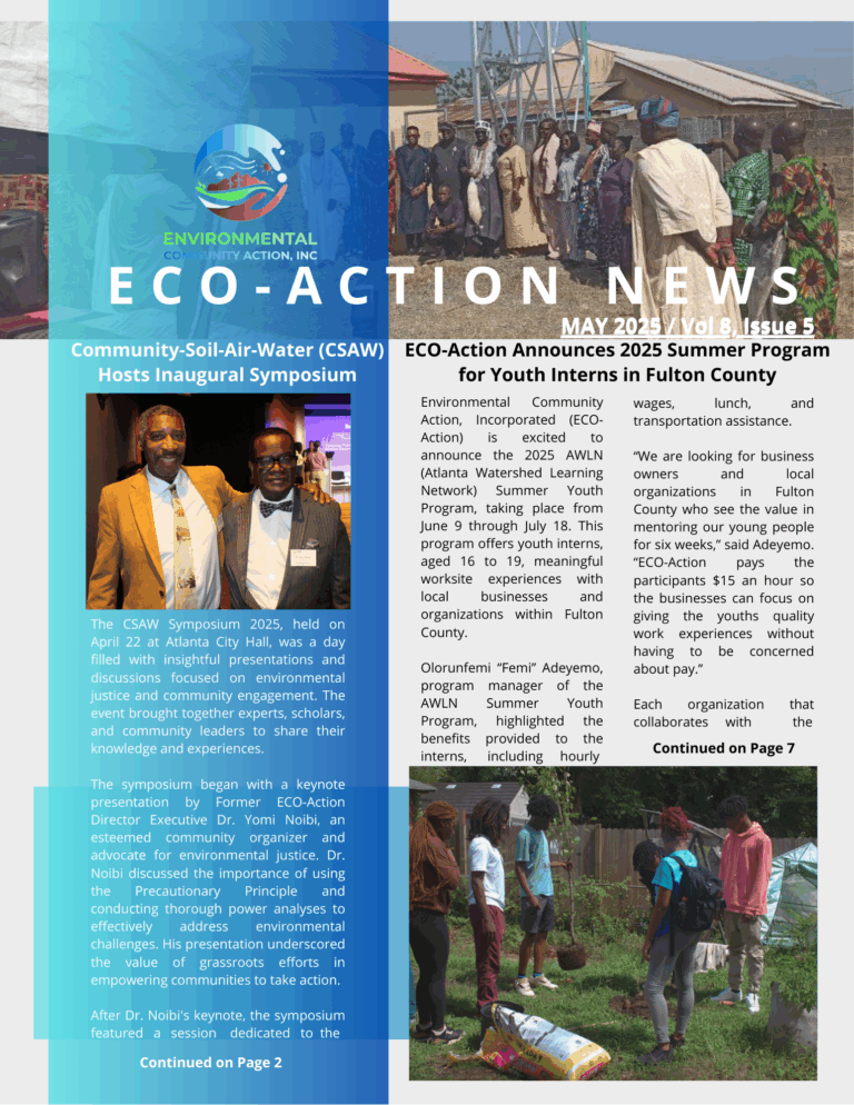 ECO-Action News – May 2025 – Eco